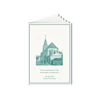 Kirchen-Programmheft - Taschenformat A6 4+8 Seiten