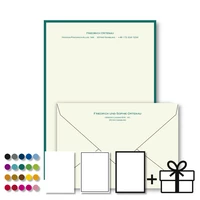 Briefpapier Set - 50 Briefbögen A5 mit Umschlag im Geschenkkarton ...